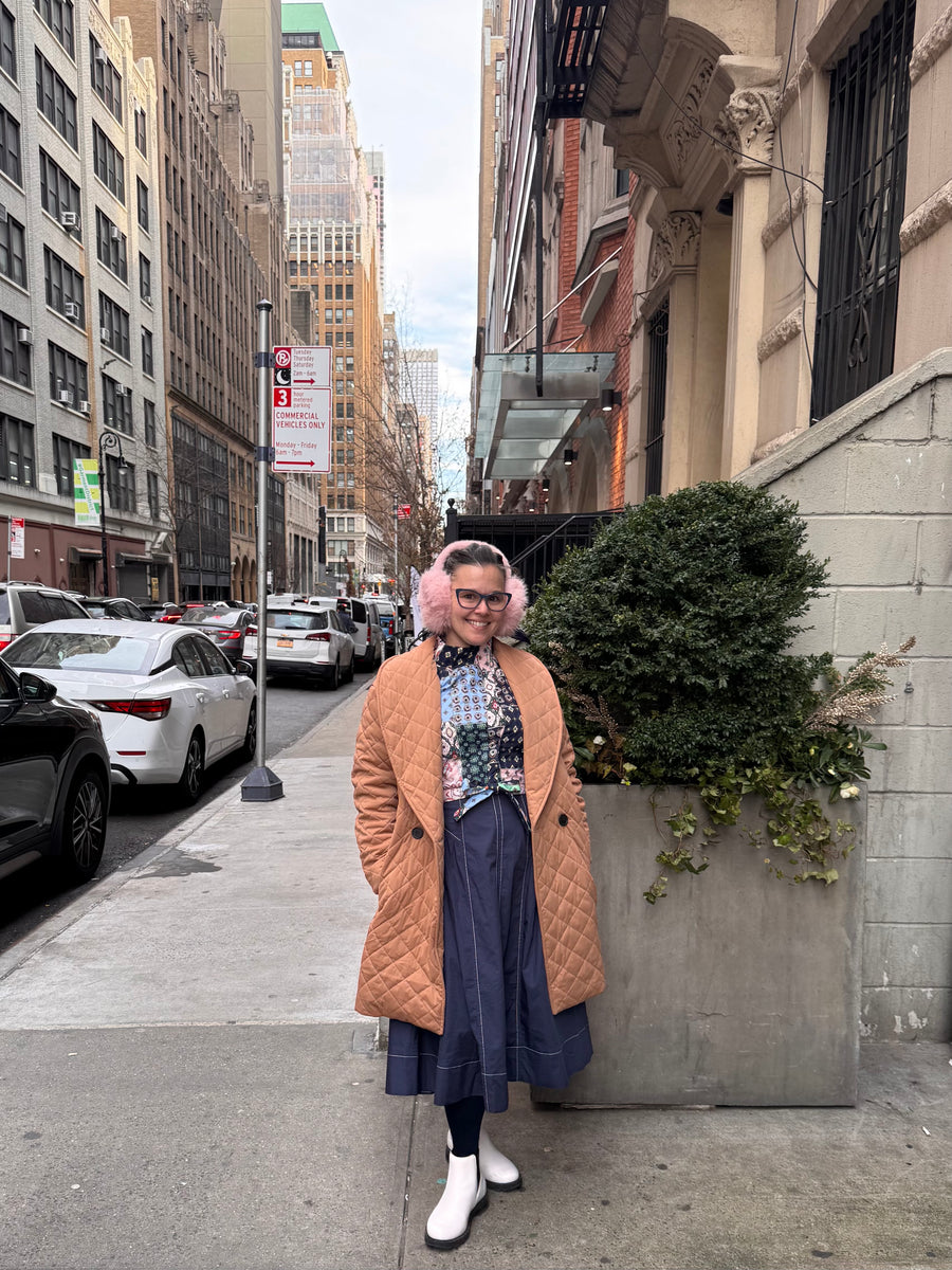 Stately Stitched Dress – Blessed Bliss Boutique